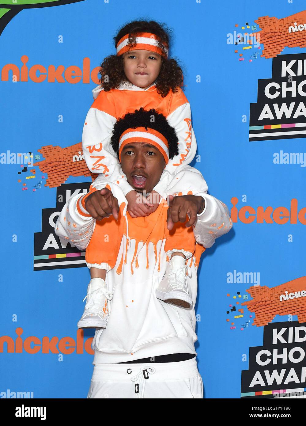 Nick Cannon and Moroccan Scott Cannon at Nickelodeon's 2018 Kids ...