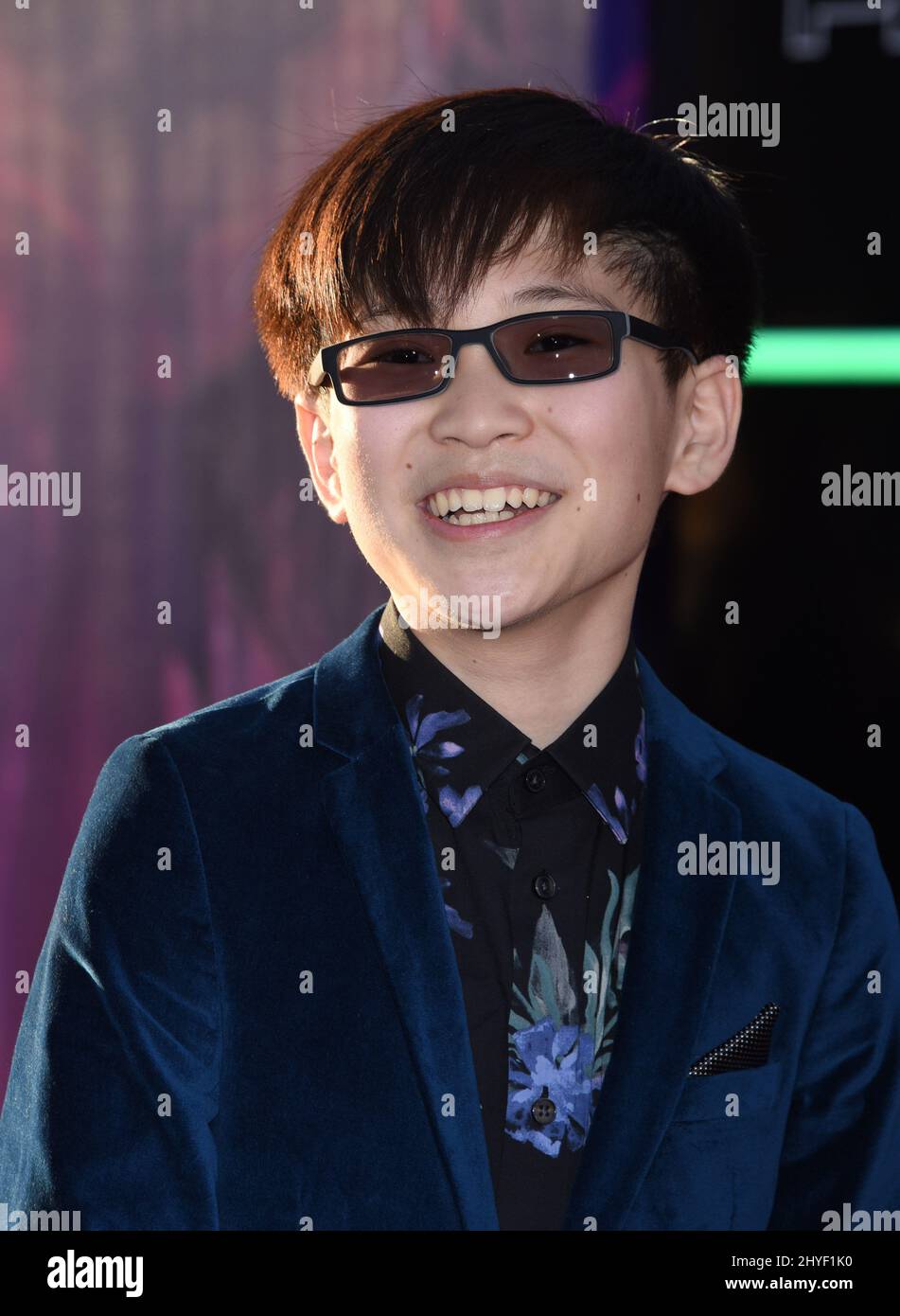 Philip Zhao attending the premiere of Ready Player One in Los Angeles ...