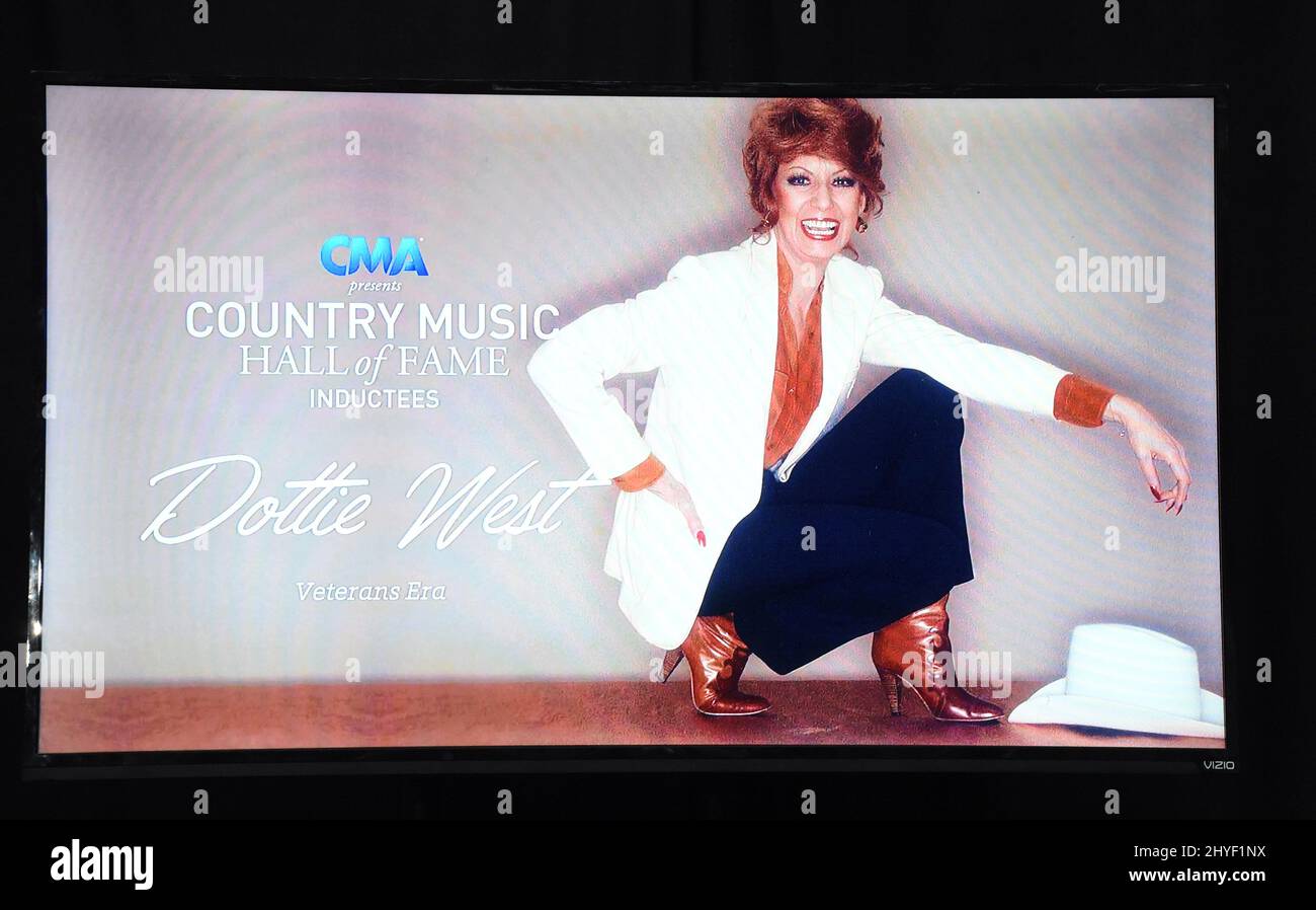 Dottie West atmosphere at the Country Music Hall of Fame Class of 2018 ...