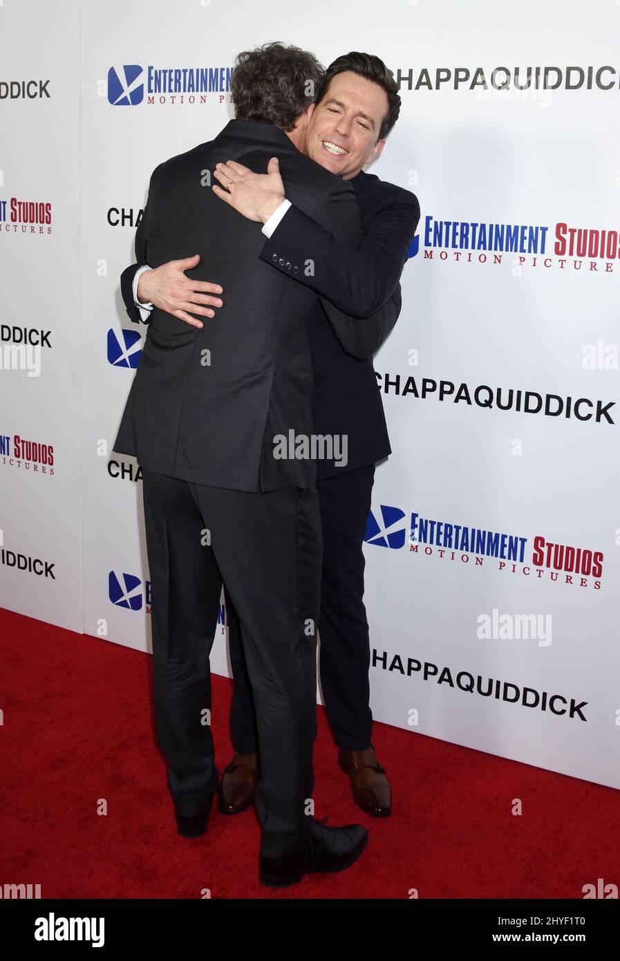 Jason Clarke and Ed Helms at 'Chappaquiddick' Los Angeles Premiere held ...
