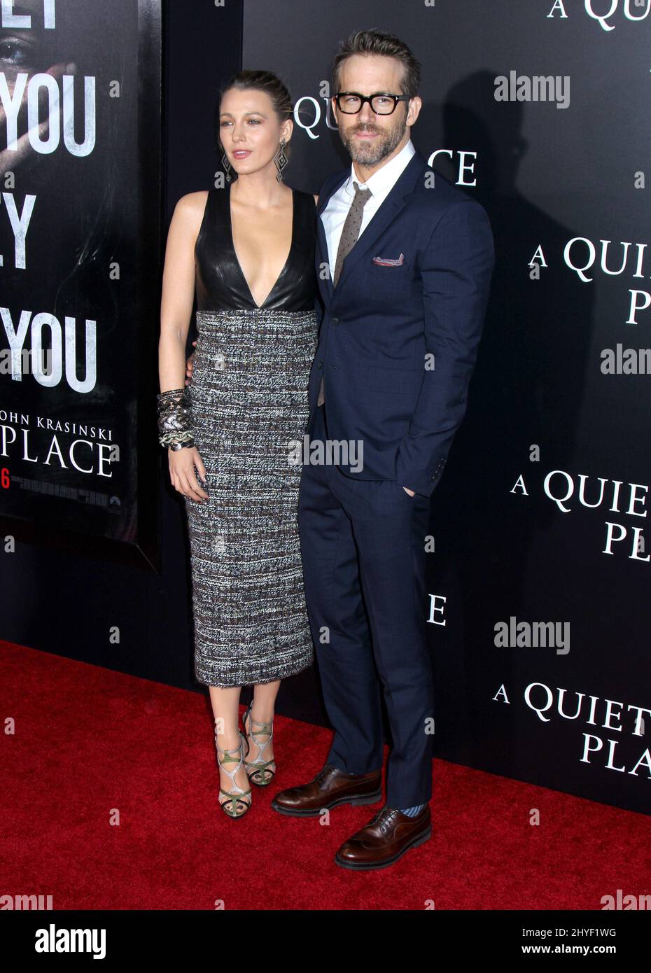 Blake lively with ryan reynolds hi-res stock photography and images - Alamy