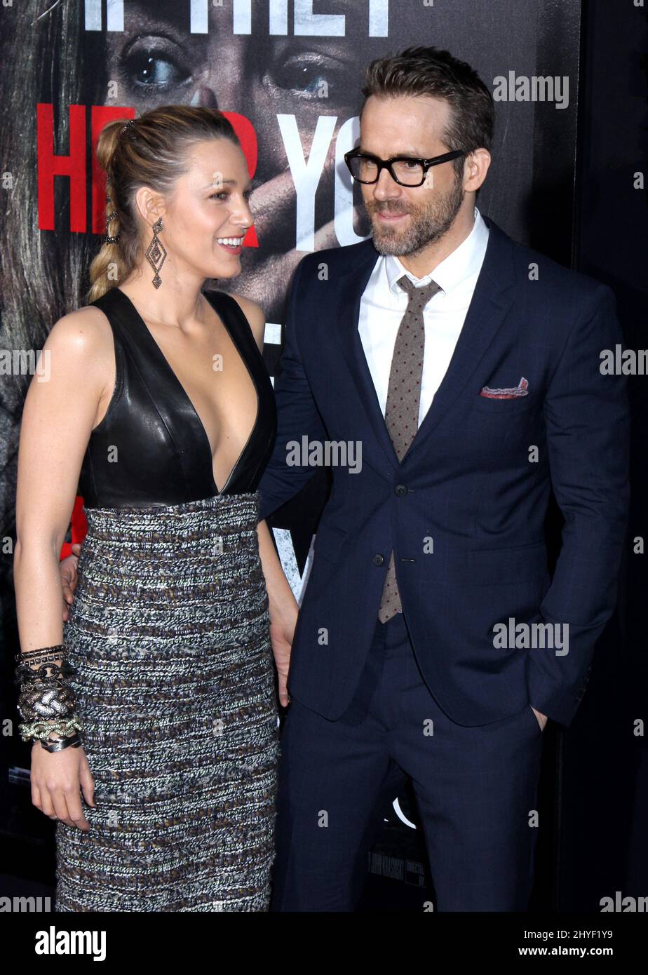 Blake Lively & Ryan Reynolds attending 'A Quiet Place' premiere held at ...
