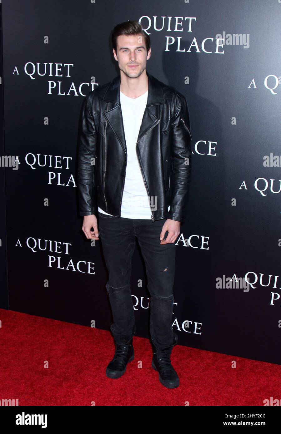 RJ King attending 'A Quiet Place' premiere held at the AMC Lincoln ...