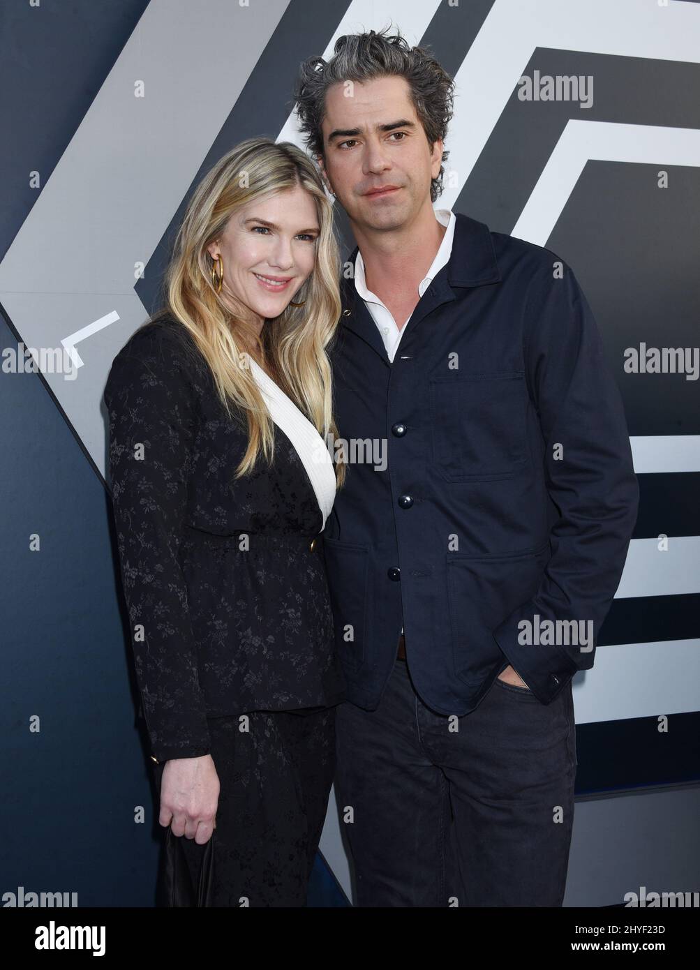 Lily Rabe and Hamish Linklater at FX's "Legion" Season 2 Premiere held ...