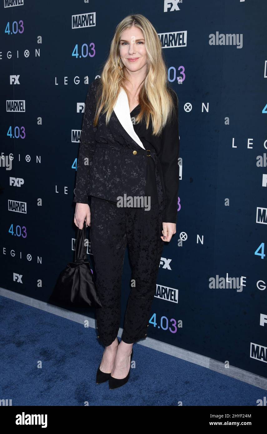 Lily Rabe at FX's "Legion" Season 2 Premiere held at the Directors ...