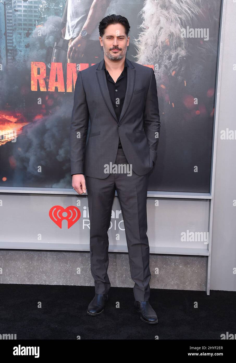 Joe Manganiello attending the world premiere of "Rampage" held at the ...