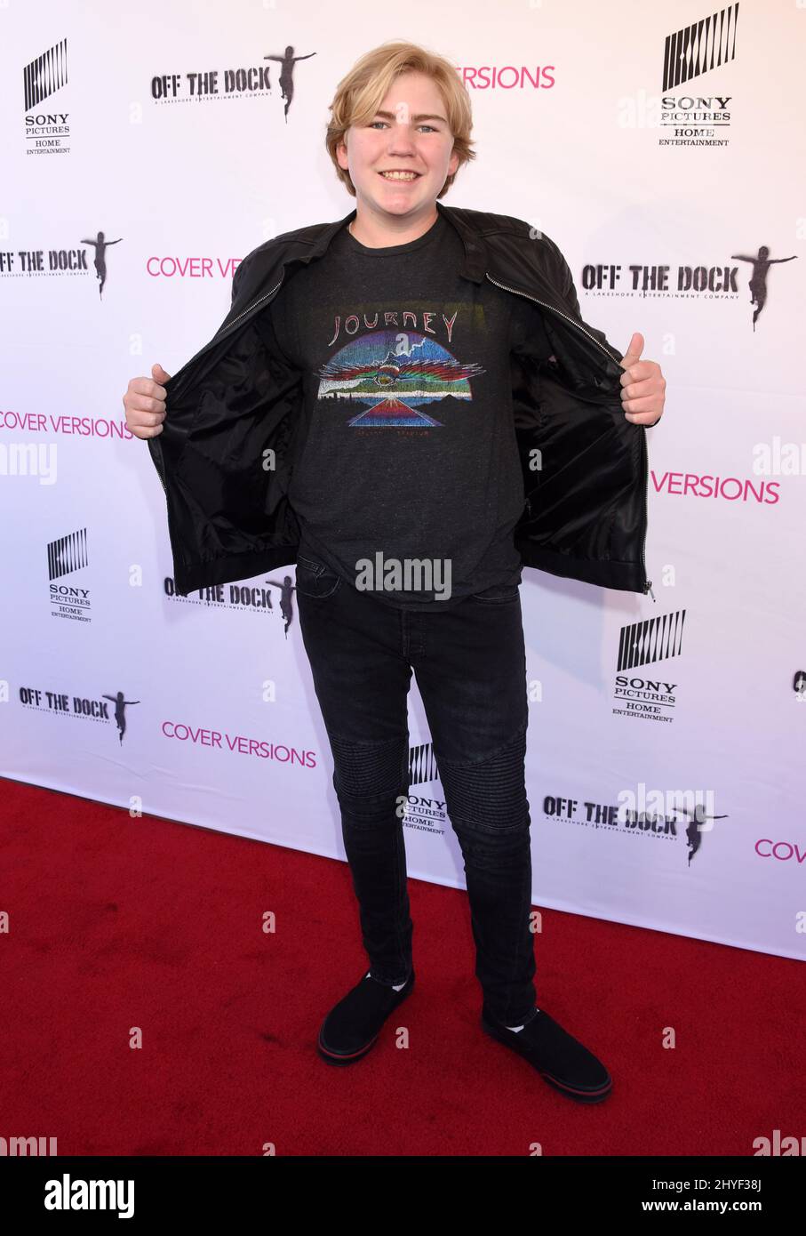 Connor Dean at the "Cover Versions" Los Angeles Premiere held at the ...
