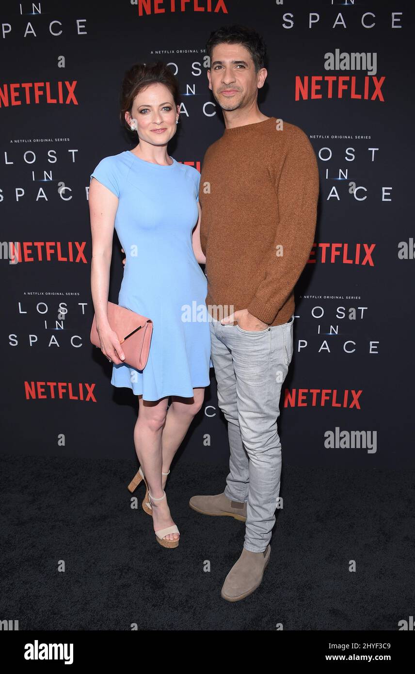 Raza Jaffrey and Lara Pulver at the Netflix's 'Lost In Space' Season 1 ...