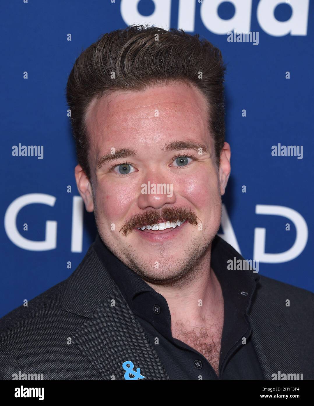 Zeke Smith at the GLAAD Media Awards 2018 event at Beverly Hilton Hotel ...
