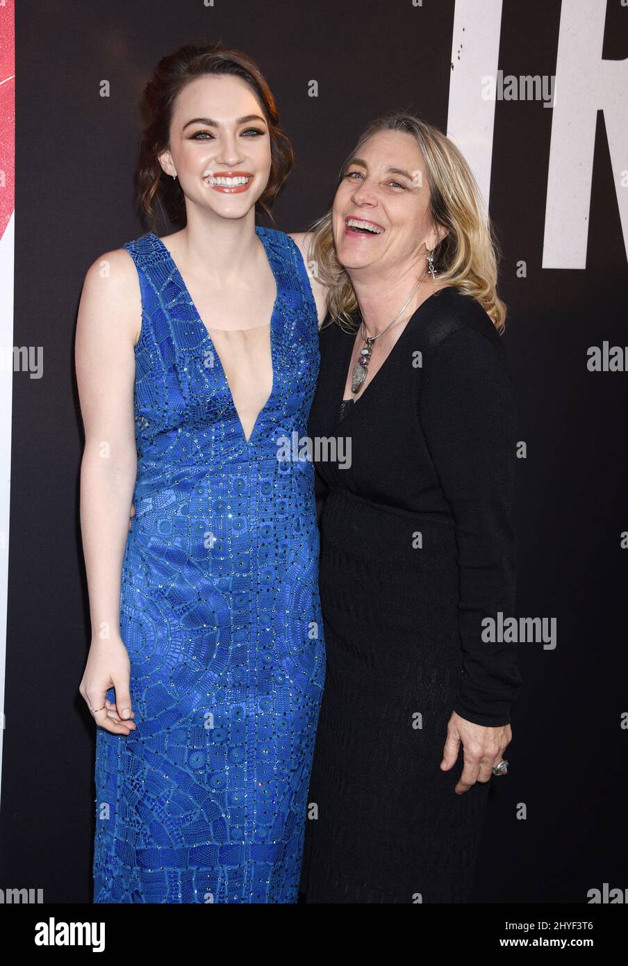 Violett Beane and mother at Universal Pictures "Blumhouse's Truth Or ...