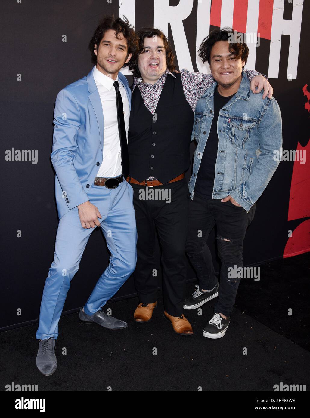 Tyler Posey and band at Universal Pictures "Blumhouse's Truth Or Dare ...