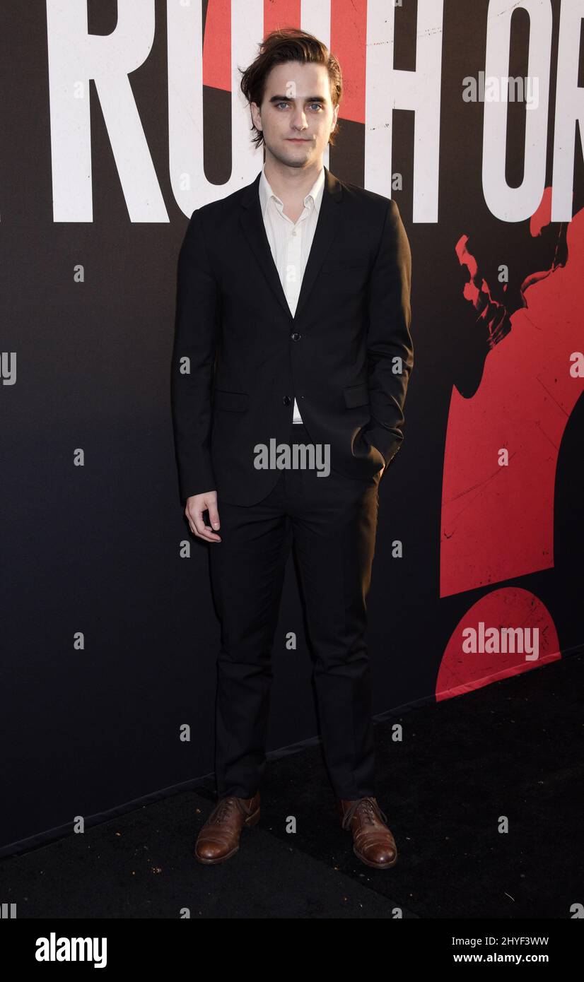 Landon Liboiron at Universal Pictures "Blumhouse's Truth Or Dare ...