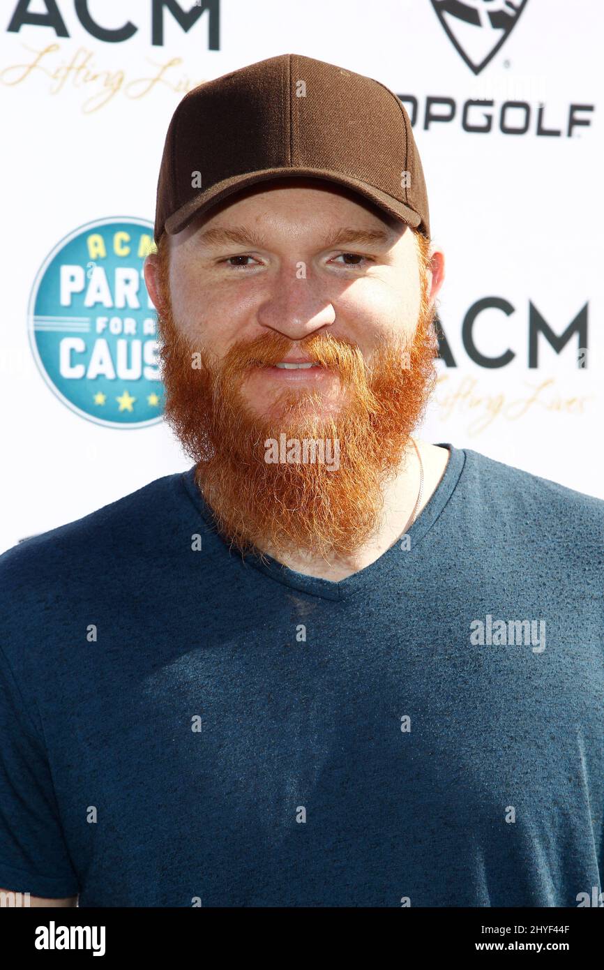 Eric Paslay at ACM Lifting Lives Topgolf Tee-off held at Topgolf Las ...