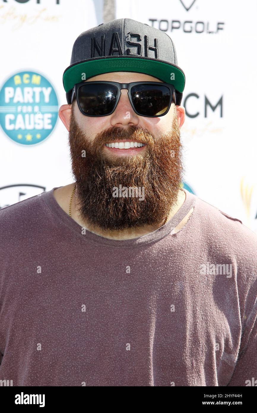 Jordan Davis at ACM Lifting Lives Topgolf Tee-off held at Topgolf Las ...