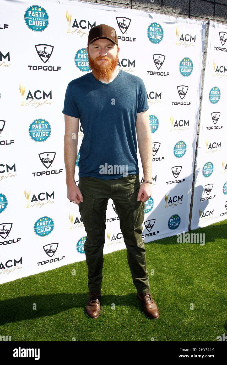 Eric Paslay at ACM Lifting Lives Topgolf Tee-off held at Topgolf Las ...