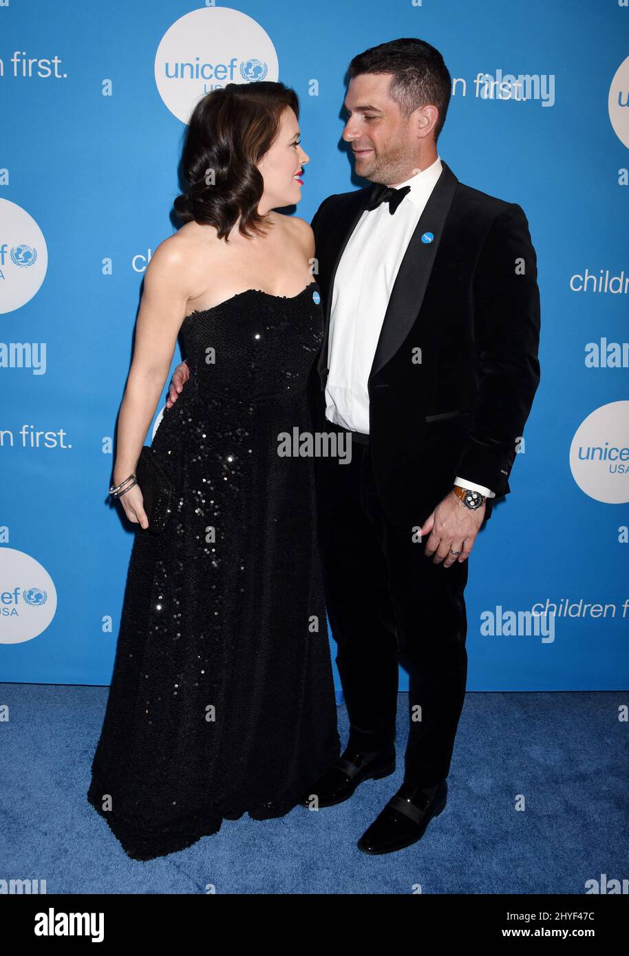 Alyssa Milano and Dave Bugliari at the 7th Biennial UNICEF BALL: Los ...
