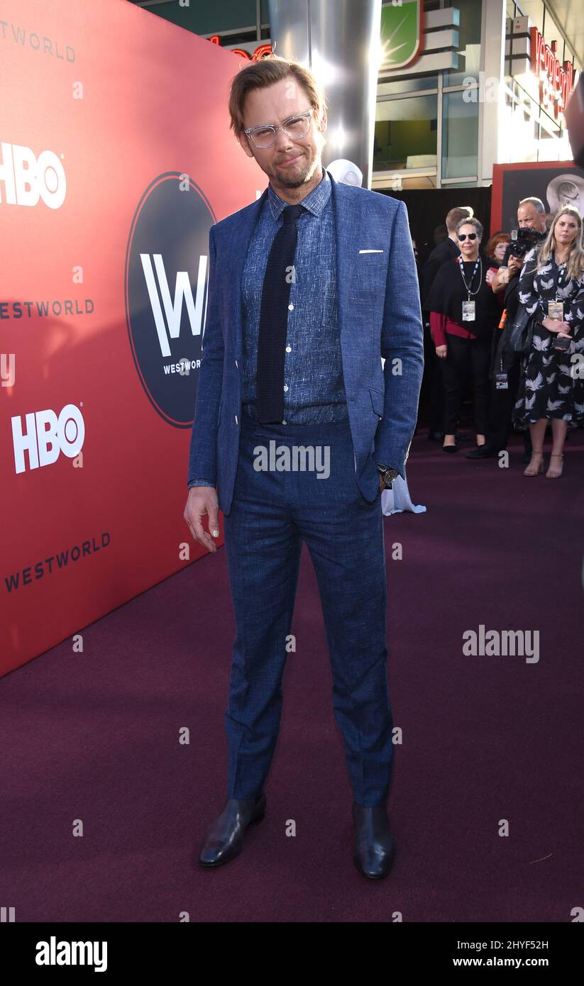 Jimmi Simpson at the Los Angeles Season 2 premiere of the HBO drama ...