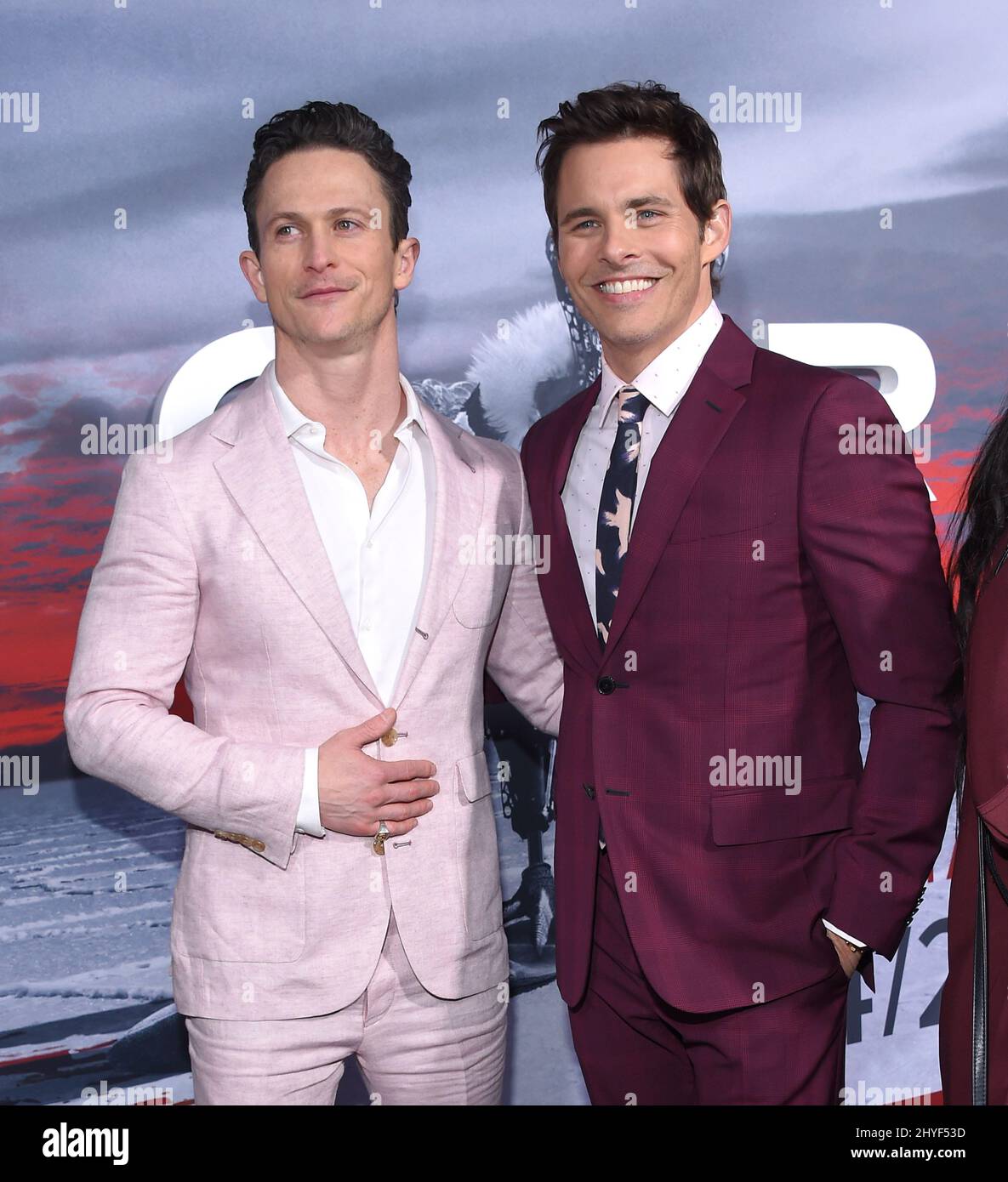 Jonathan Tucker and James Marsden at the Los Angeles Season 2 premiere ...