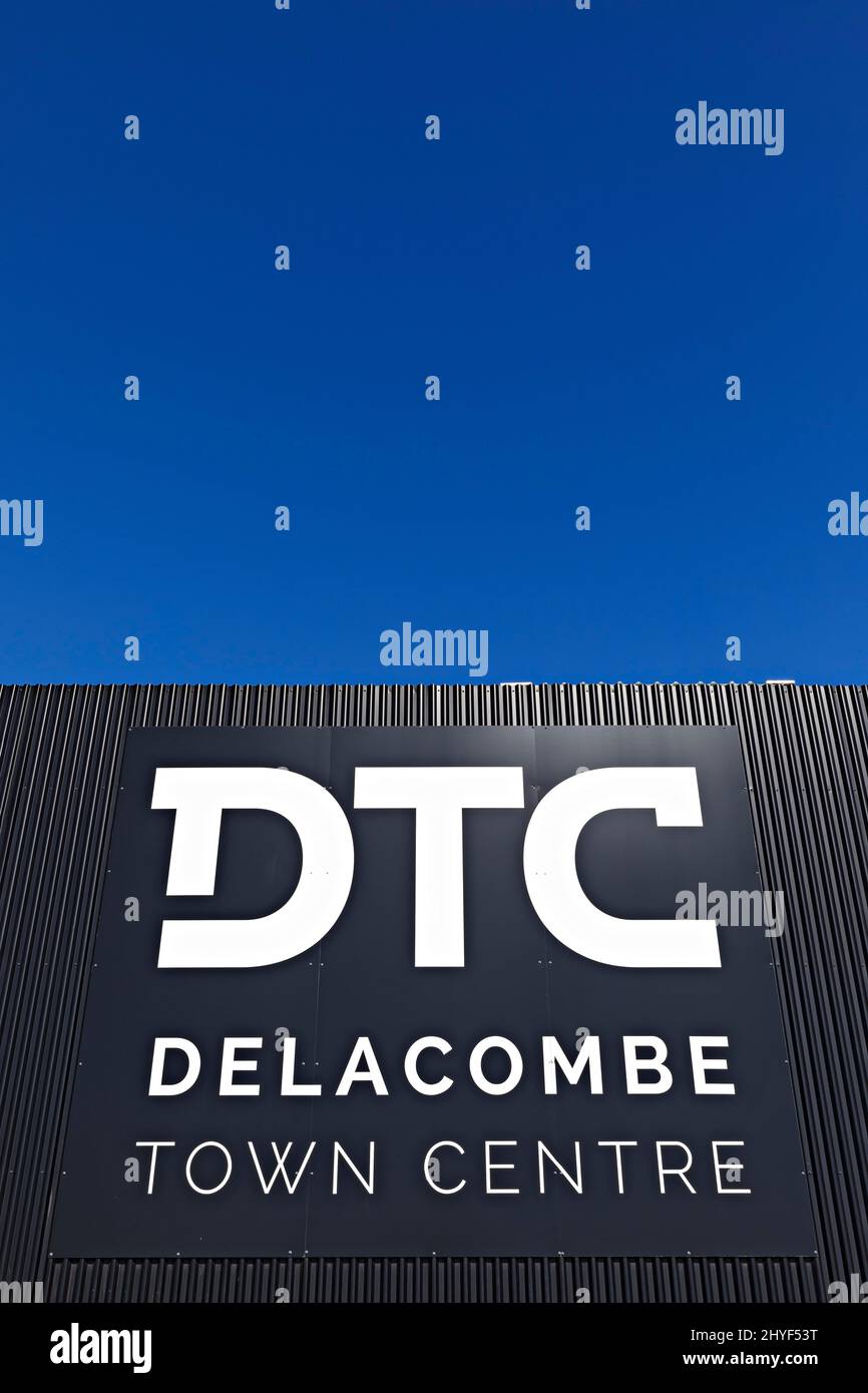 Ballarat Australia / Delacombe Town Centre Shopping Complex Stock Photo ...