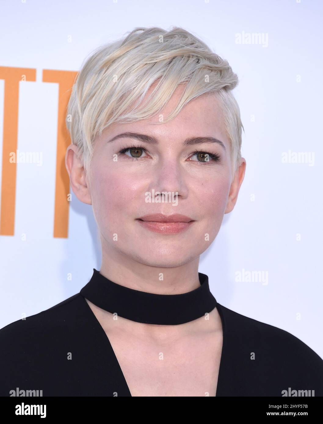 Michelle Williams at the world premiere of "I Feel Pretty" held at the Westwood Village Theatre ...