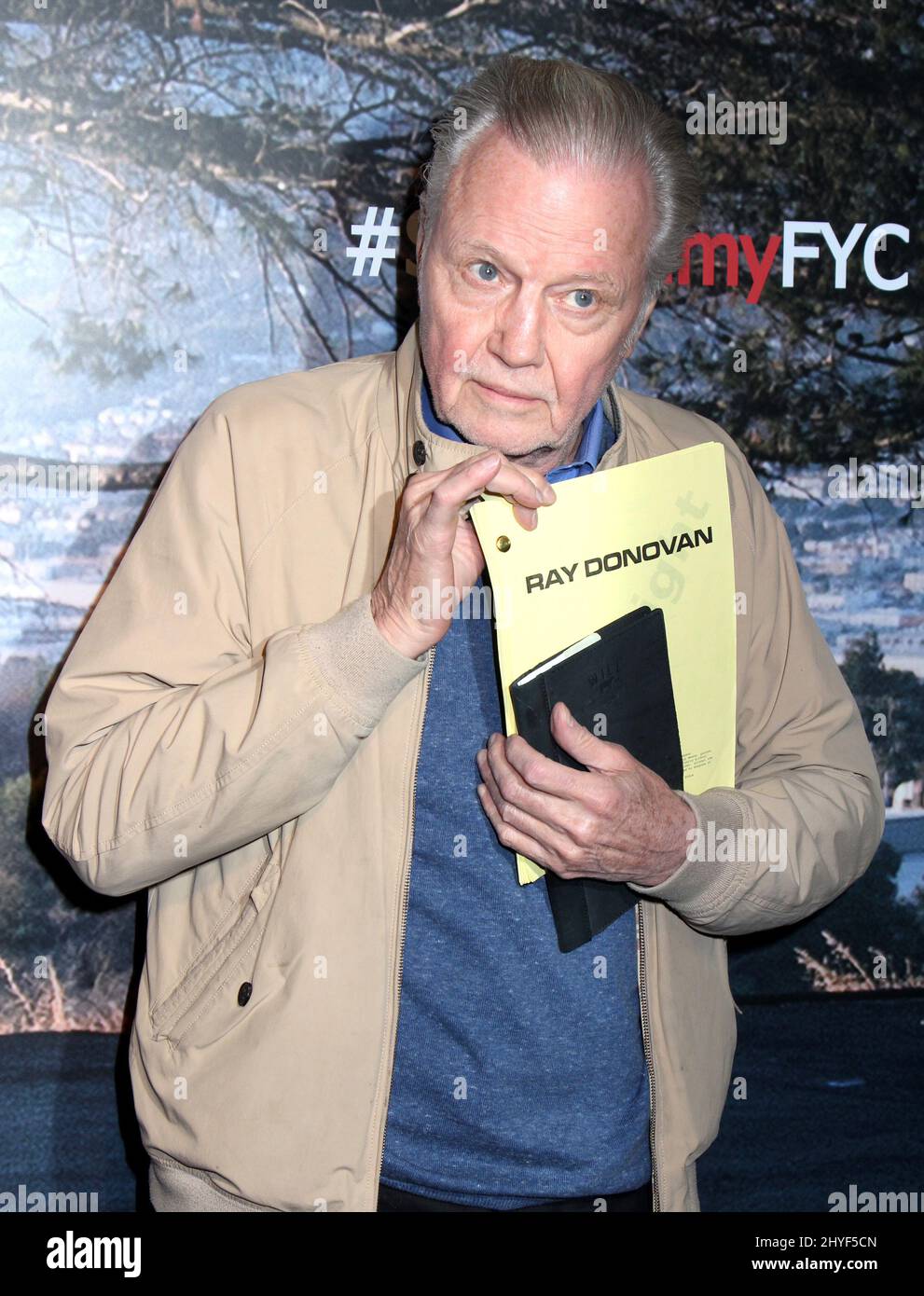 Jon Voight arriving for the 'Ray Donovan' For Your Consideration Red ...