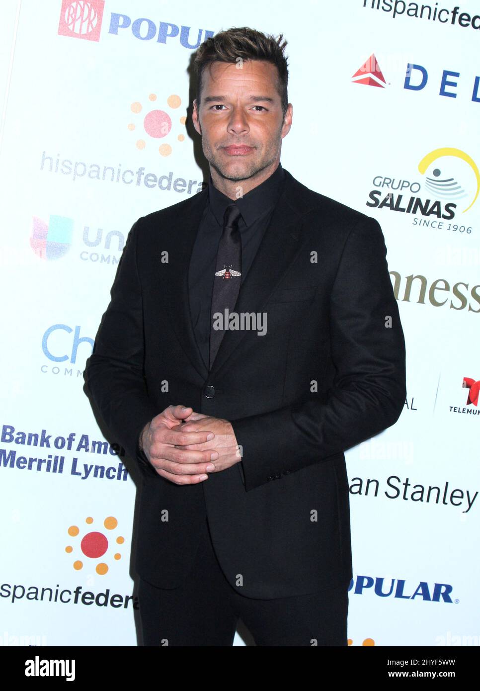 Ricky Martin attending the Hispanic Federations 'Rising Stronger ...