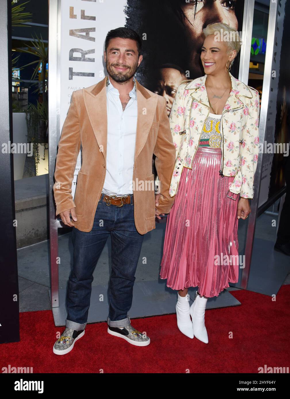 Paula Patton and Zachary Quittman at the "Traffik" Los Angeles Premiere ...