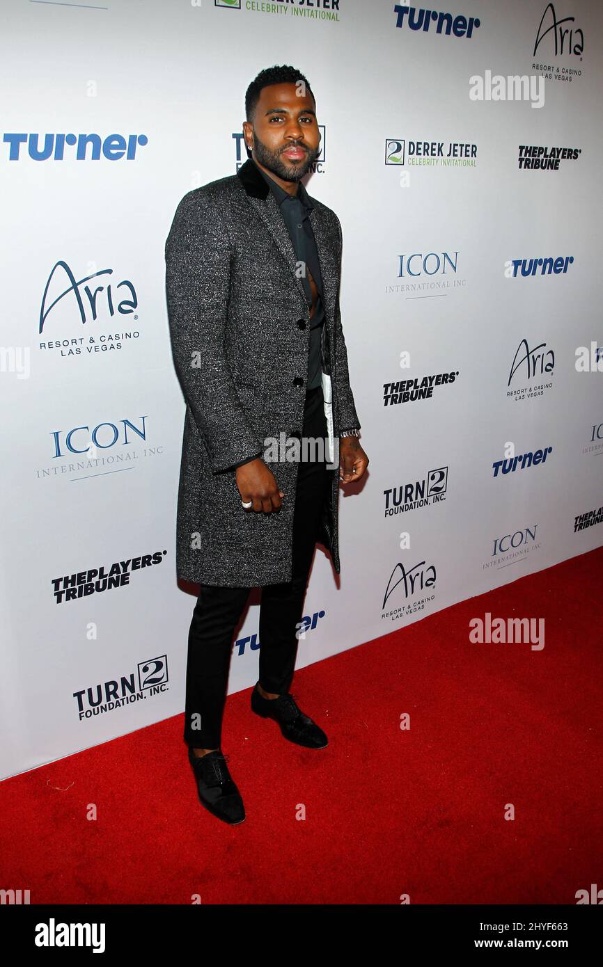 Jason Derulo arrives at the Derek Jeter Celebrity Invitational Gala ...