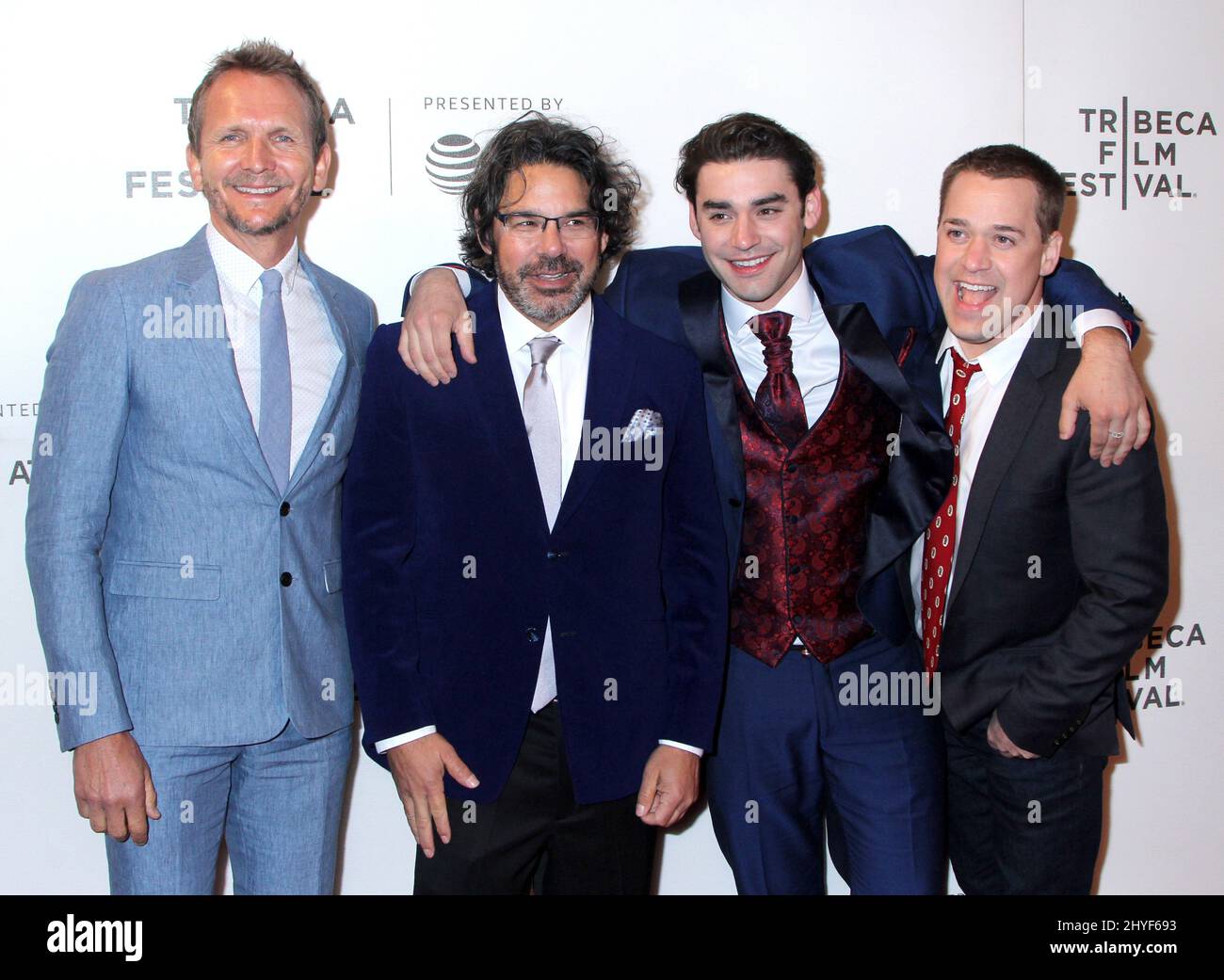Sebastian Roche, Kenneth Biller, Alex Rich & T. R. Knight arrives at ...