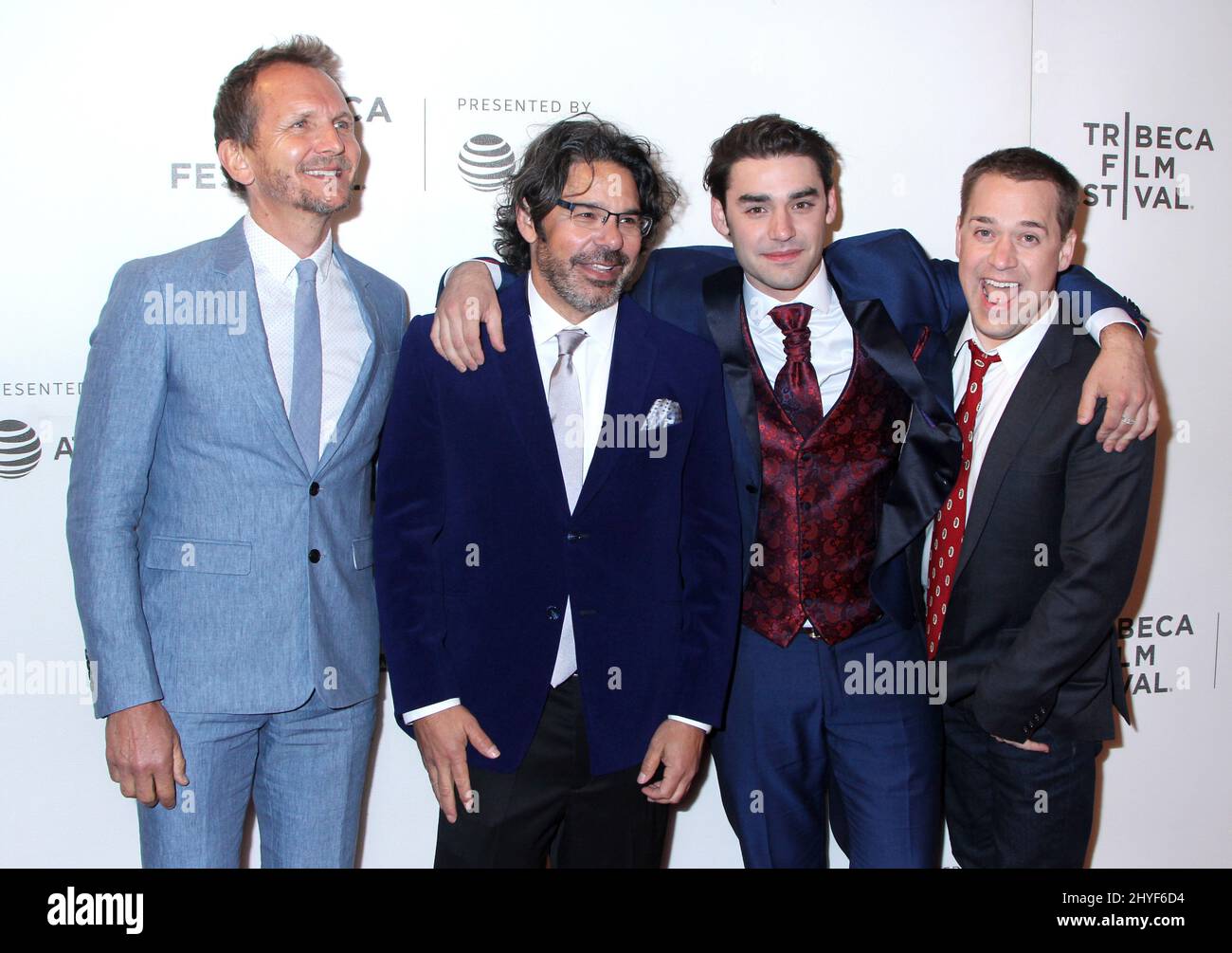 Sebastian Roche, Kenneth Biller, Alex Rich & T. R. Knight attending the ...
