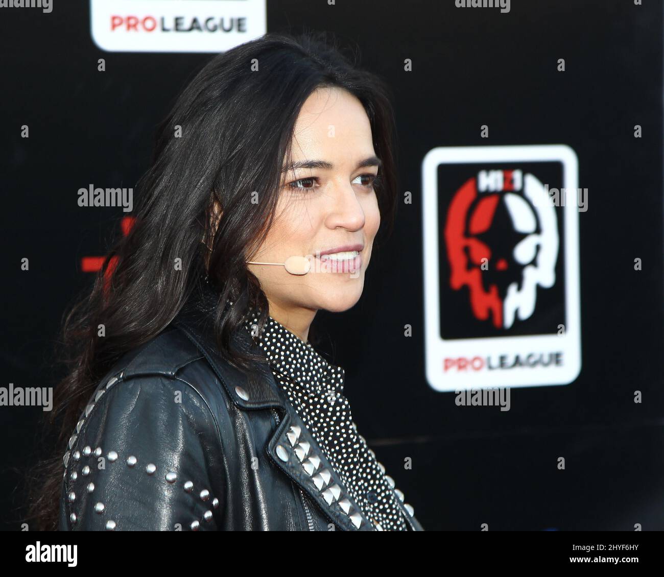 Michelle Rodriguez attending H1Z1 Pro League's Inaugural Season Kick ...