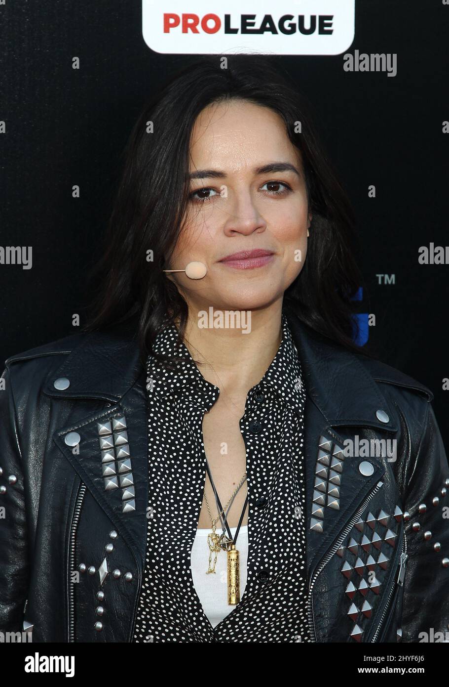 Michelle Rodriguez attending H1Z1 Pro League's Inaugural Season Kick ...