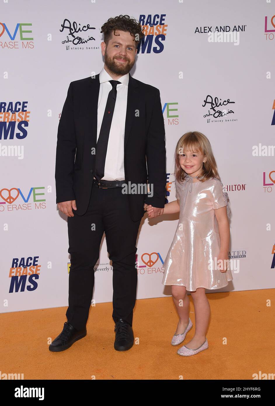 Jack Osbourne and Pearl Osbourne attending the Race to Erase MS 25th ...