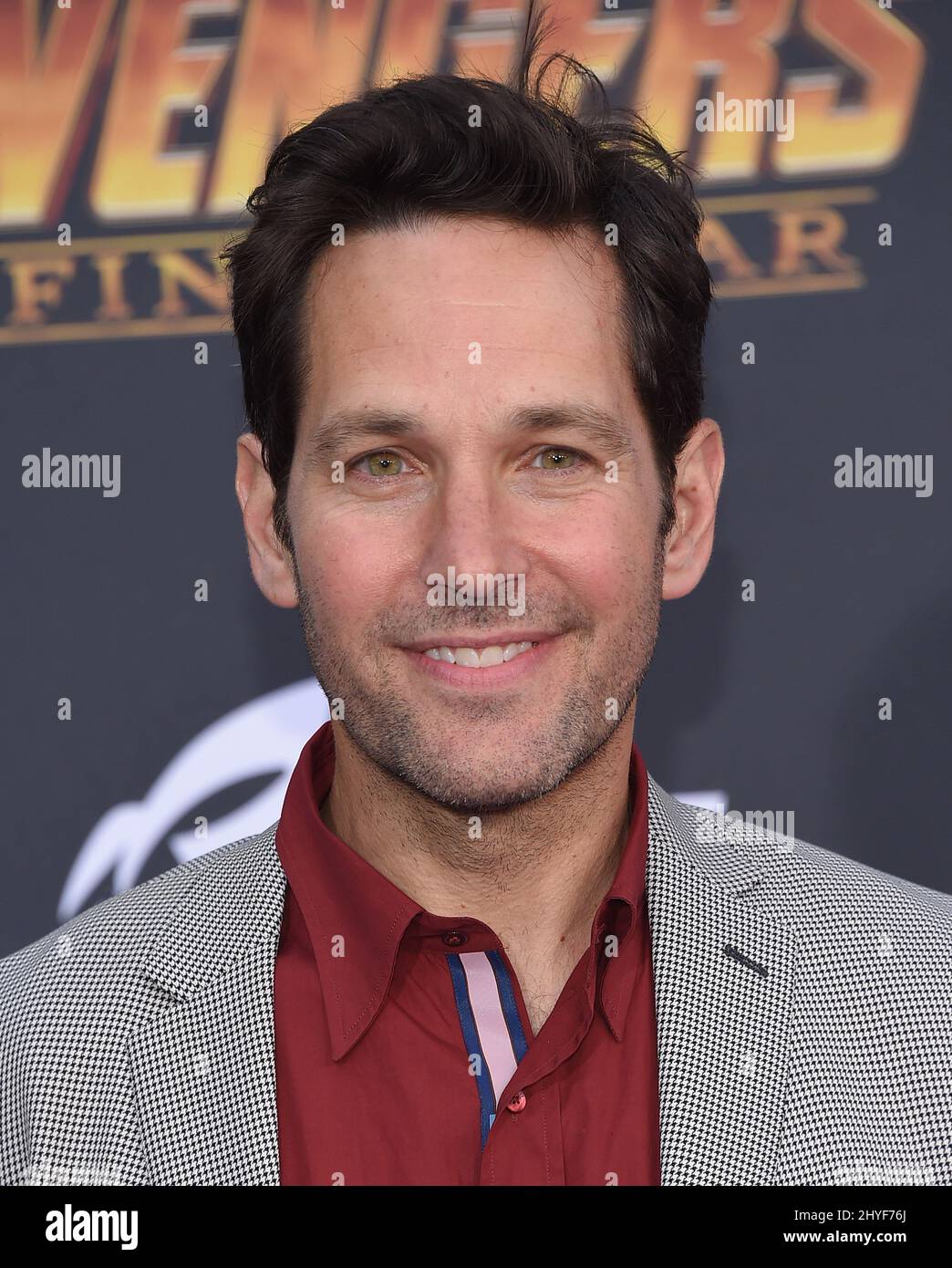 Paul Rudd attending the world premiere of Avengers: Infinity War, held ...