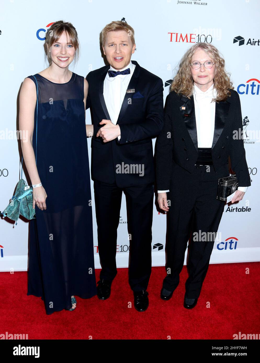 Emily Nestor, Mia Farrow & Ronan Farrow attending the Time 100 Gala at ...