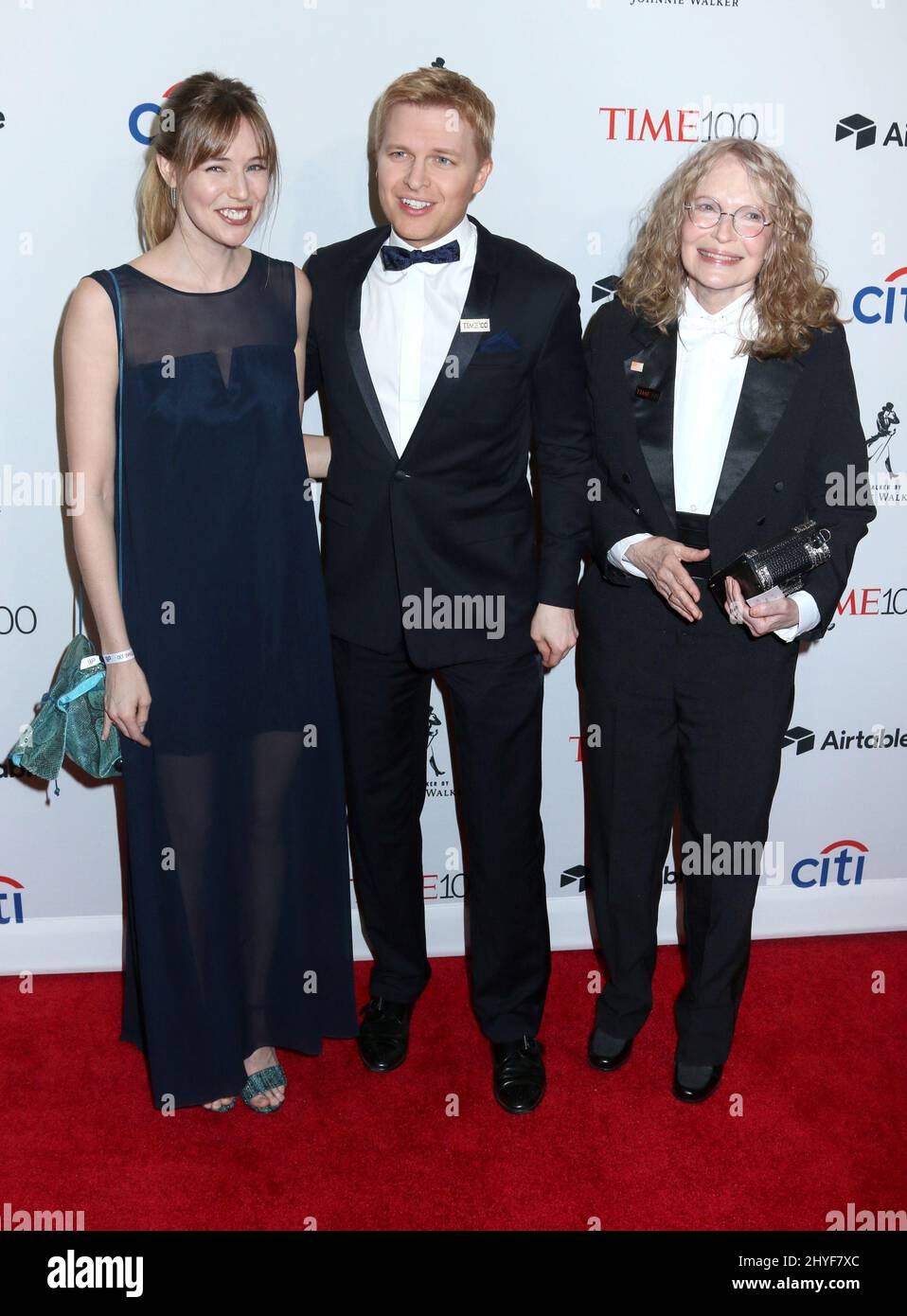 Emily Nestor, Mia Farrow & Ronan Farrow attending the Time 100 Gala at ...