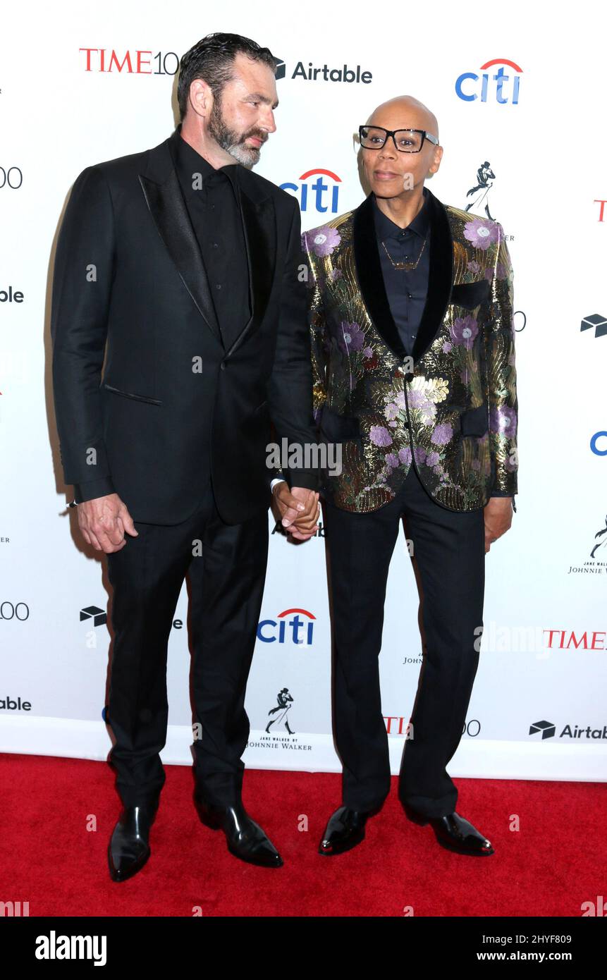 RuPaul & Georges LeBar attending the Time 100 Gala at Lincoln Center in ...