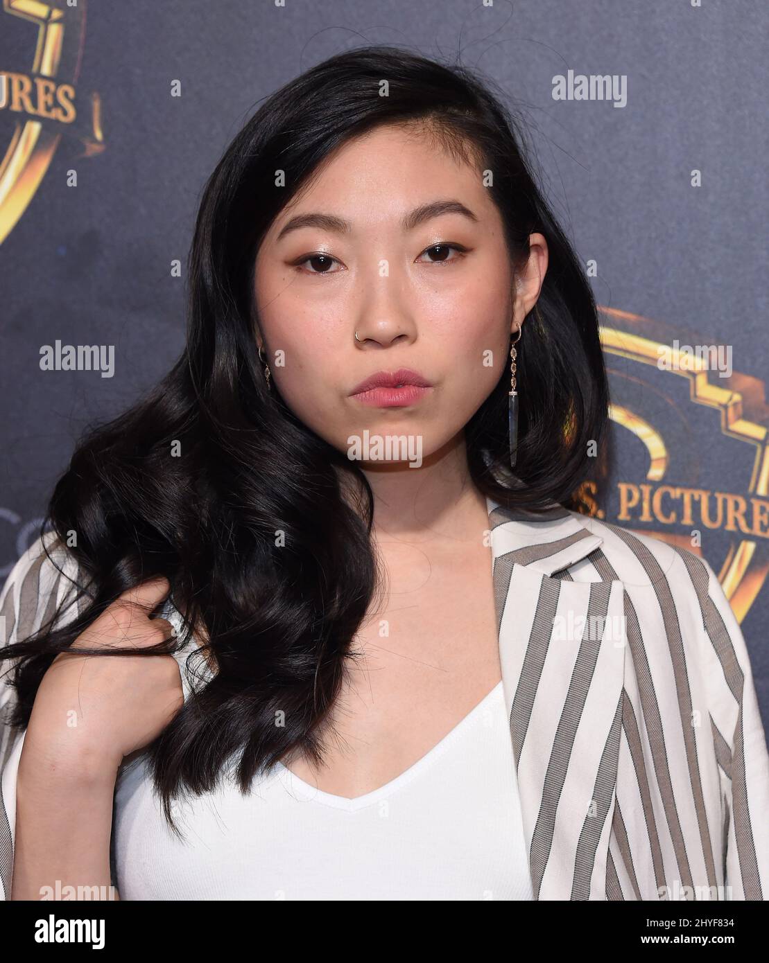 Awkwafina attending Warner Bros at CinemaCon 2018 in Las Vegas Stock ...