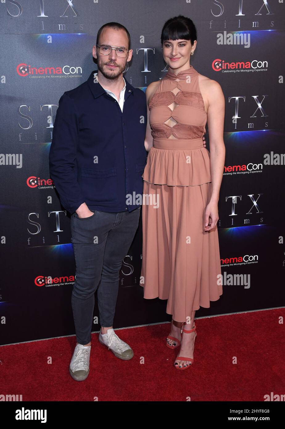Sam Claflin and Shailene Woodley attending STXfilms at CinemaCon 2018 ...