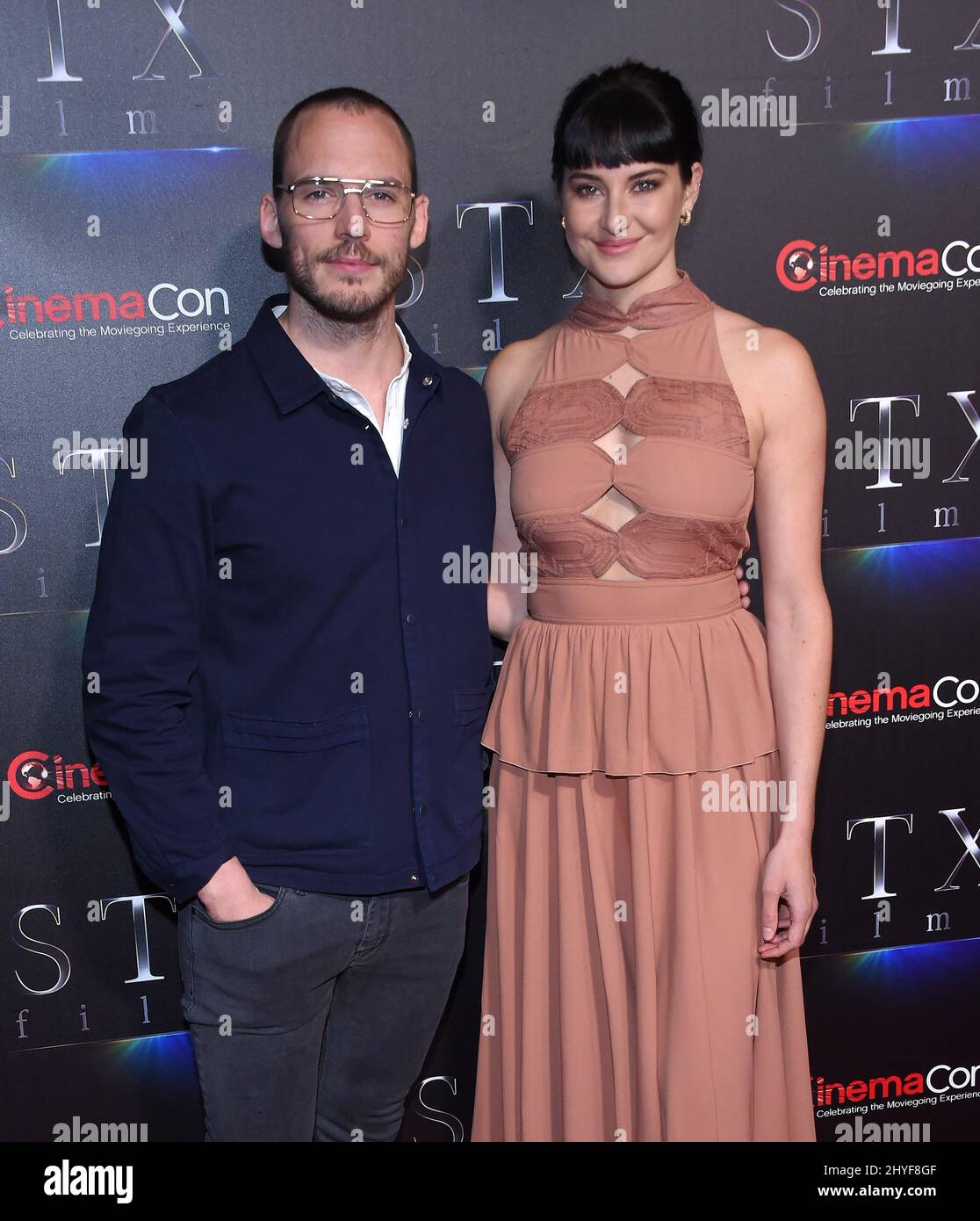 Sam Claflin and Shailene Woodley attending STXfilms at CinemaCon 2018 ...