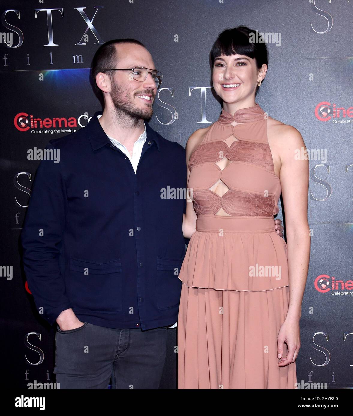 Sam Claflin and Shailene Woodley attending STXfilms at CinemaCon 2018 ...