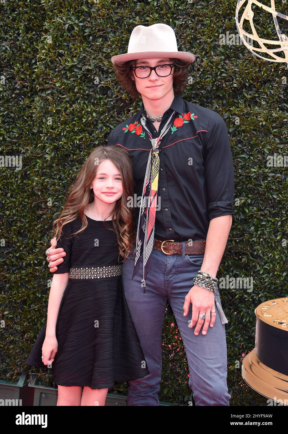Tristan Lake Leabu arriving at the 45th Annual Daytime Emmy Awards held ...