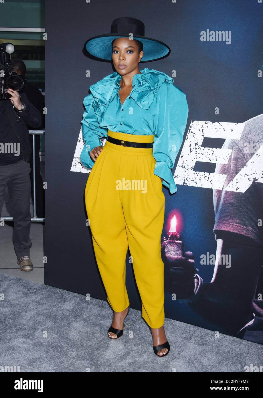 Gabrielle Union attending a special screening of Breaking In in Los ...