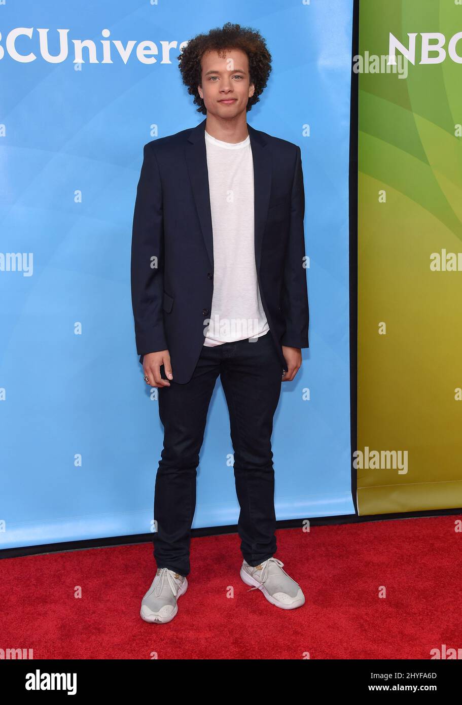 Damon J. Gillespie attending the NBCUniversal Summer Press Day 2018 in ...