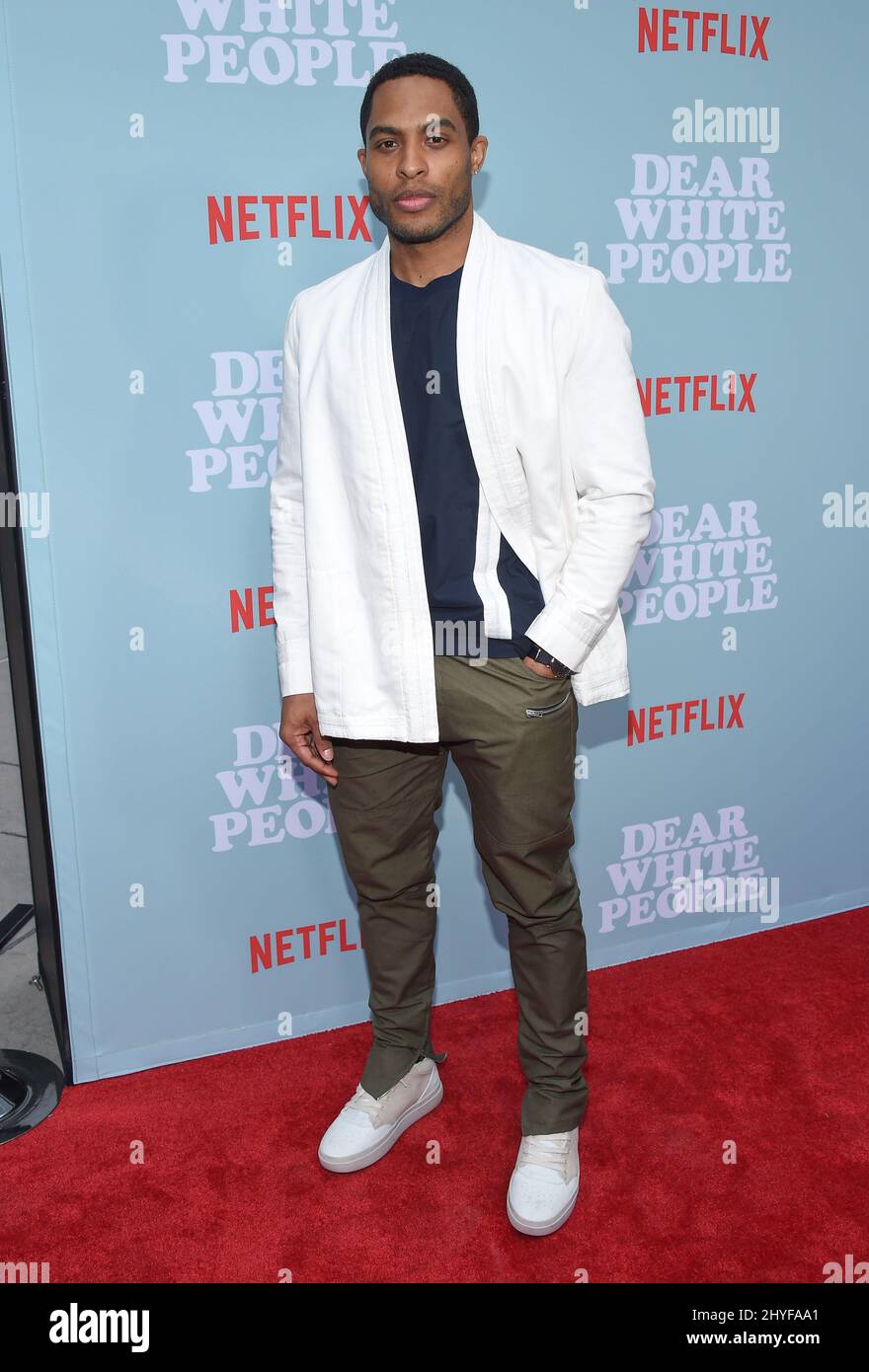Brandon P. Bell attending the Season 2 Premiere of Dear White People in ...