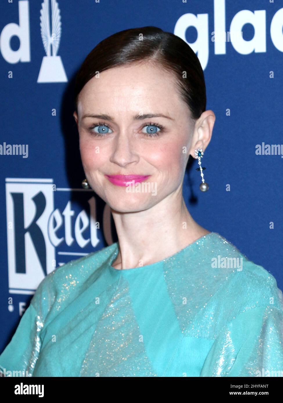 Alexis Bledel attending the 29th Annual GLAAD Media Awards held at The ...