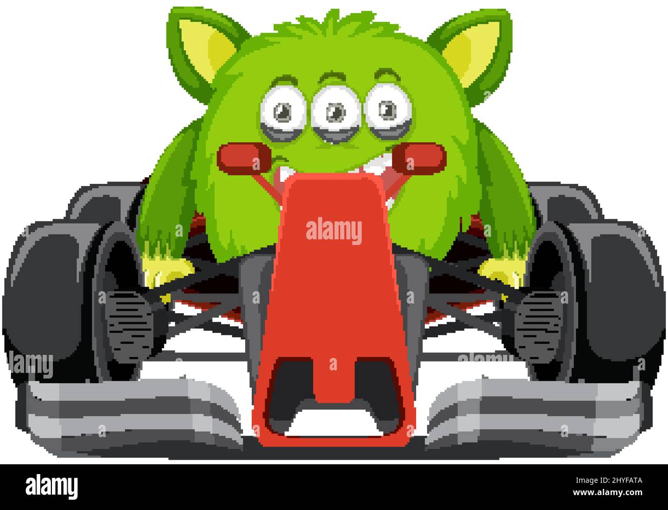 Monster racing Stock Vector Images - Alamy