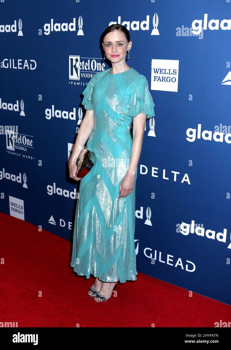 Alexis Bledel attending the 29th Annual GLAAD Media Awards held at The ...