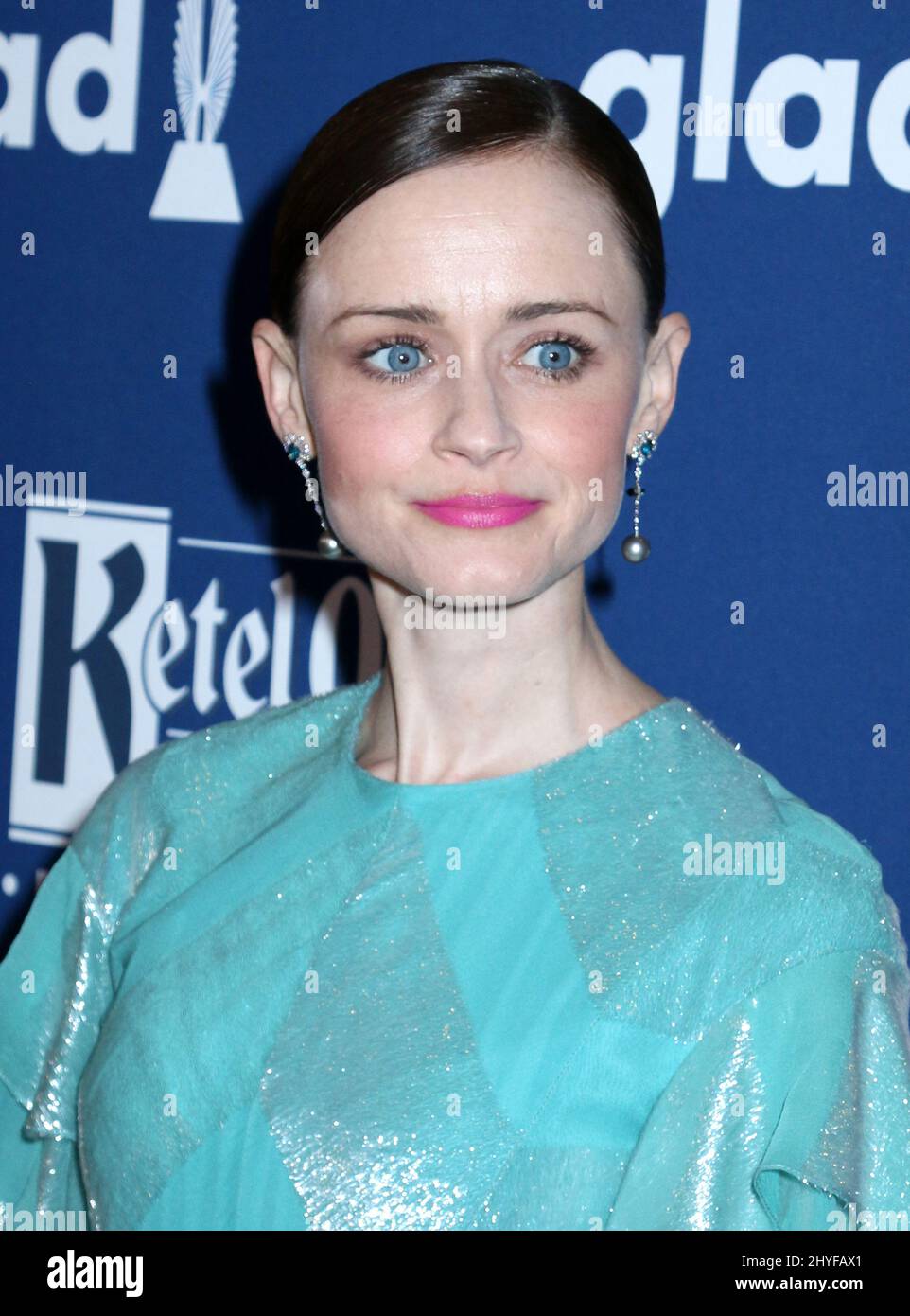 Alexis Bledel attending the 29th Annual GLAAD Media Awards held at The ...