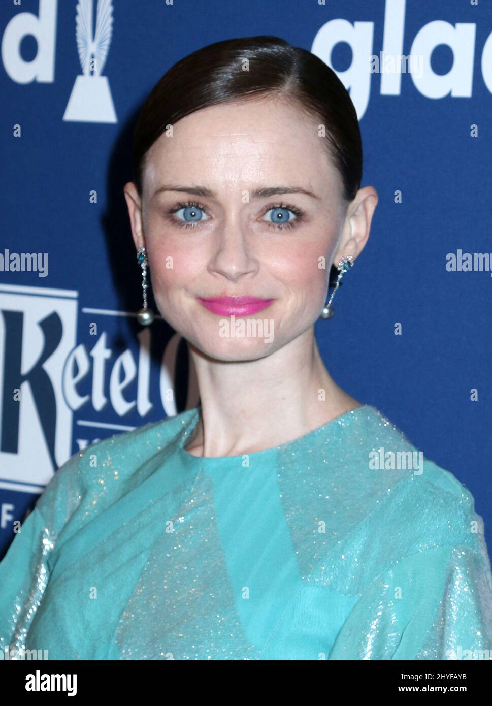Alexis Bledel attending the 29th Annual GLAAD Media Awards held at The ...